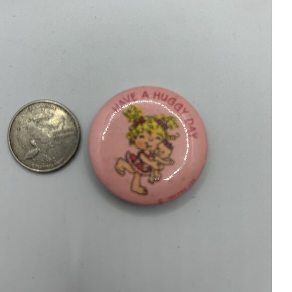 Hallmark | Accents | Rare Hallmark Button Pin Vintage Hugga Bunch ...